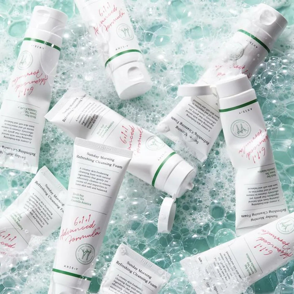 AXIS‑Y Sunday Morning Refreshing Cleansing Foam 120 ml Gentle Cleanser ...
