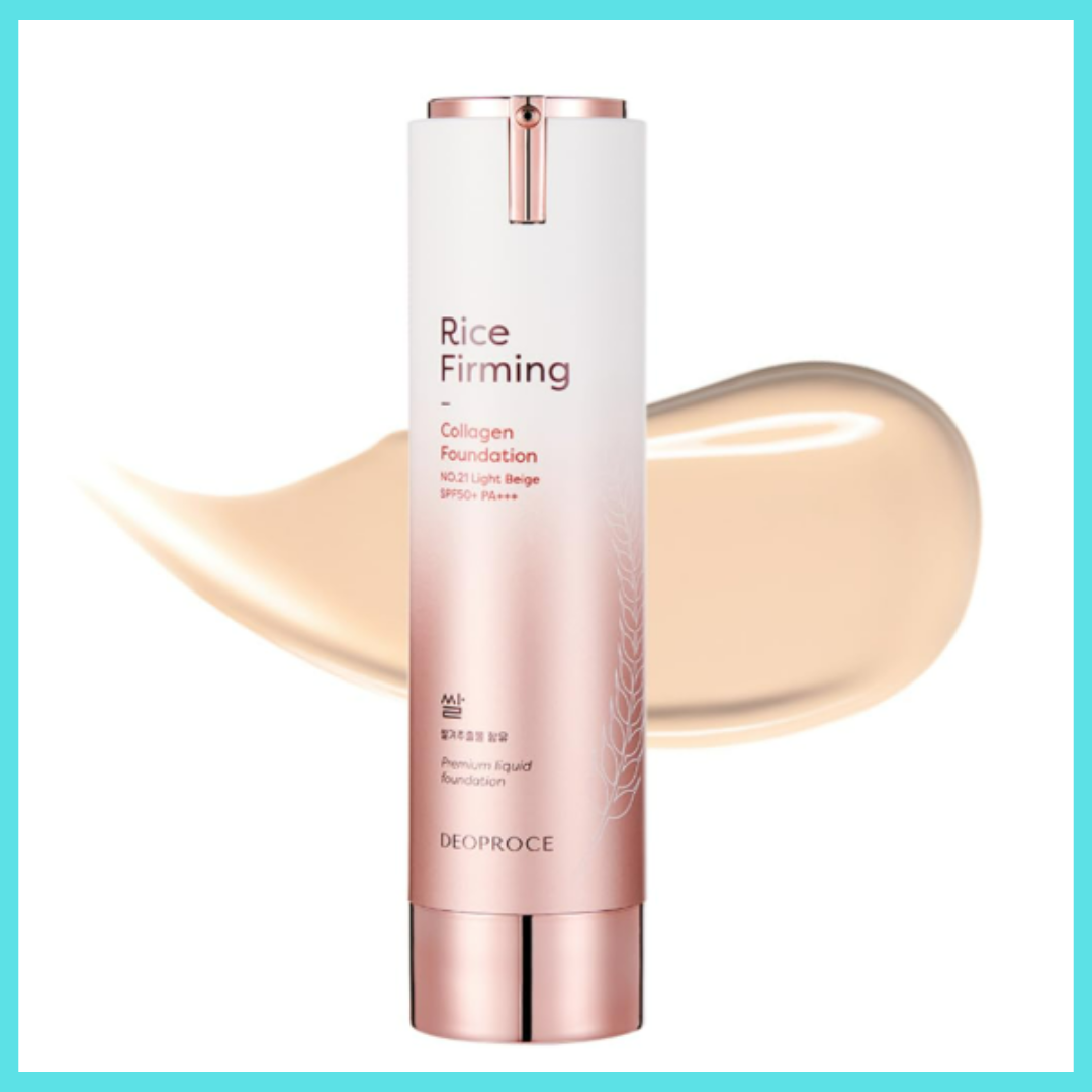 Deoproce Rice Collagen Firming Foundation #23 | SPF50+ PA+++| Anti-Agi ...